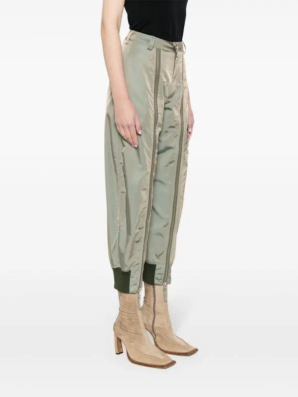 Vaquera Zip-detail Cropped Trousers