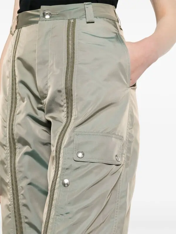 Vaquera Zip-detail Cropped Trousers