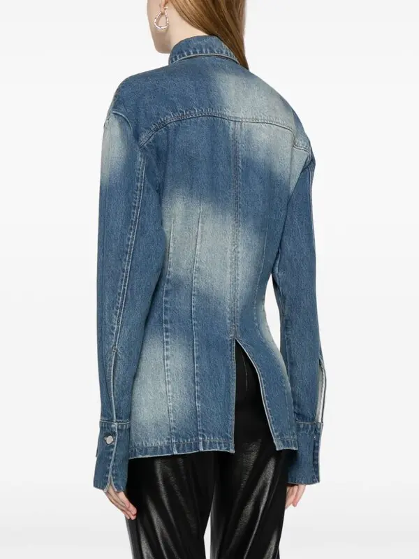 GROUND ZERO Long-sleeve Denim Shirt