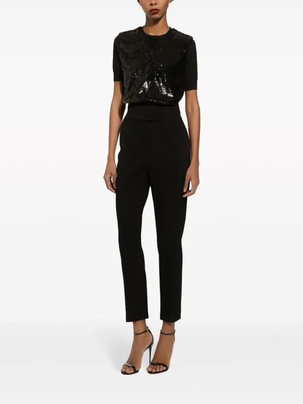 Dolce & Gabbana Sequin-embellished Top