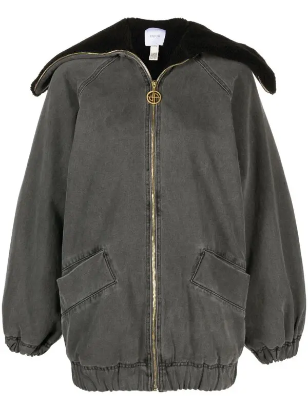 PATOU Oversized Denim Jacket - Grey