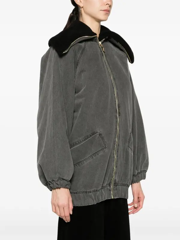 PATOU Oversized Denim Jacket - Grey