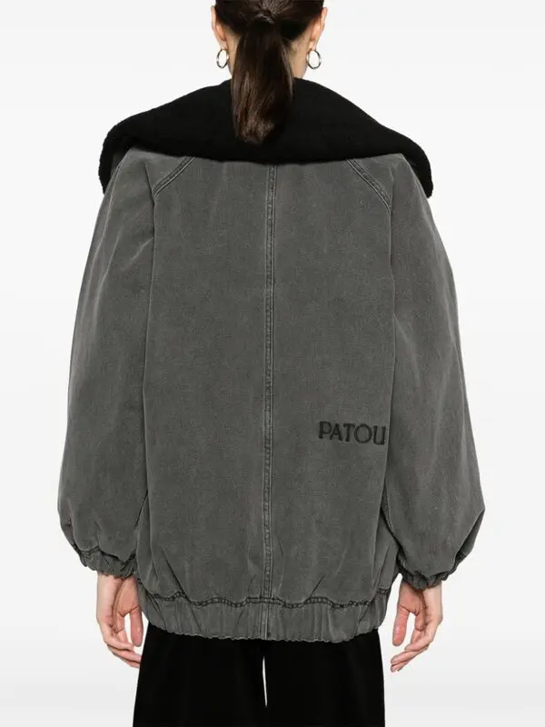 PATOU Oversized Denim Jacket - Grey