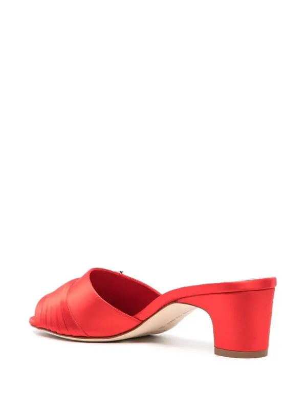 Manolo Blahnik Prinap 50mm Satin Mules