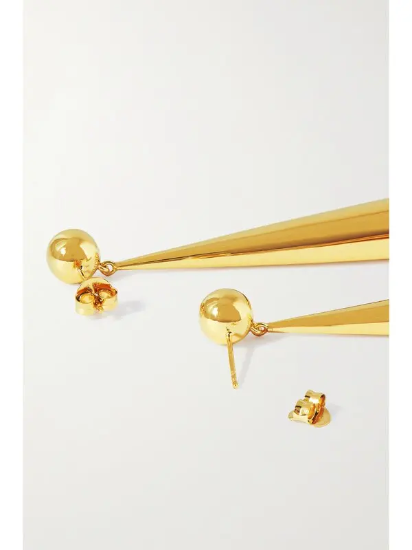 Lié Studio - The Louise Gold-Plated Drop Earrings