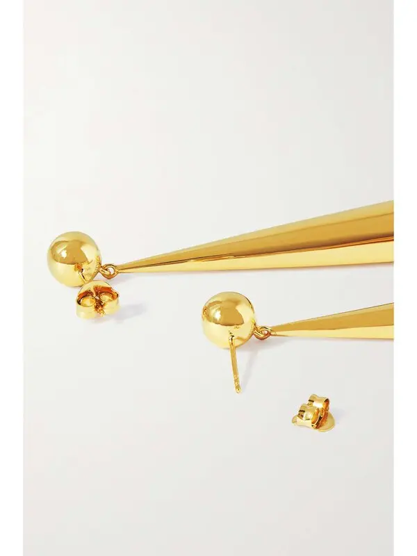 Lié Studio - The Louise Gold-Plated Drop Earrings