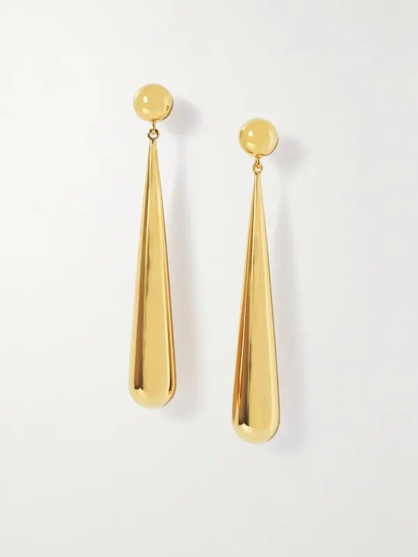 Lié Studio - The Louise Gold-Plated Drop Earrings
