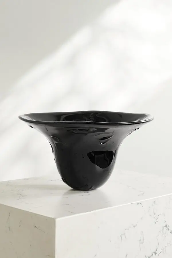 LOUISE ROE Sophia Roe S. R Collection Glass Bowl - Black