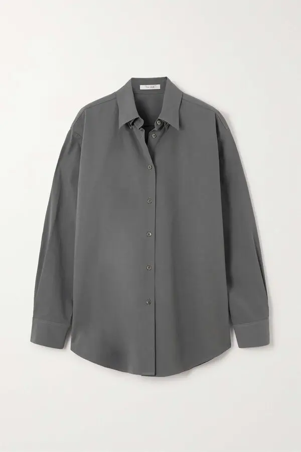 THE ROW Dela Cotton-poplin Shirt