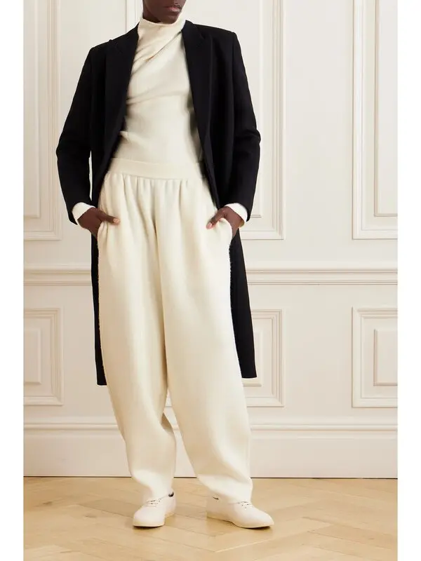 THE ROW Ednah Merino Wool Tapered Trousers