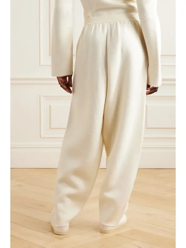 THE ROW Ednah Merino Wool Tapered Trousers