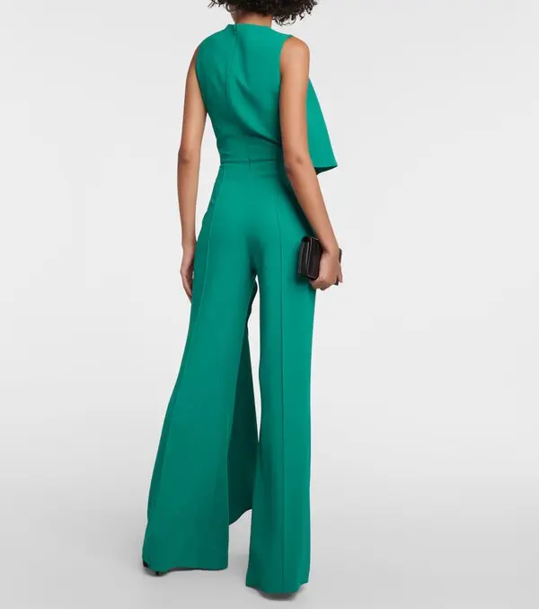 Elie Saab Draped Wide-leg Jumpsuit