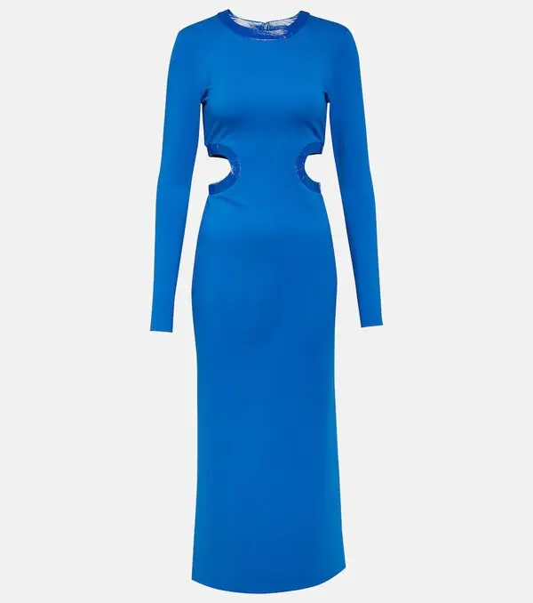 Staud Dolce Cutout Midi Dress