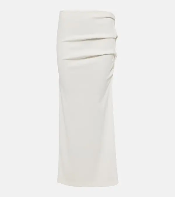 Christopher Esber Cutout Jersey Maxi Skirt - White
