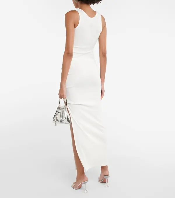 Christopher Esber Cutout Jersey Maxi Skirt - White