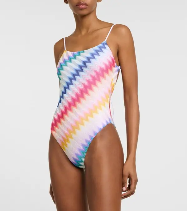 Missoni Zig Zag One Piece Swimsuit