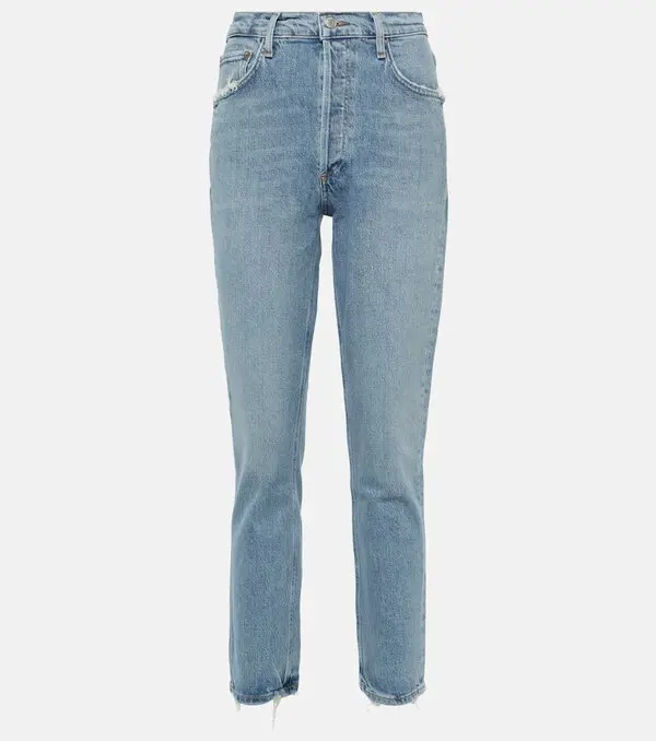 AGOLDE Riley High-rise Straight Leg Jeans