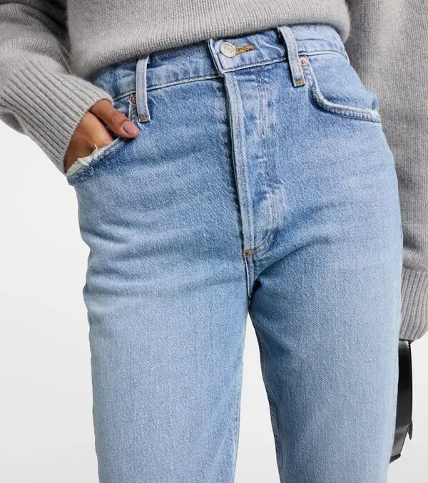 AGOLDE Riley High-rise Straight Leg Jeans
