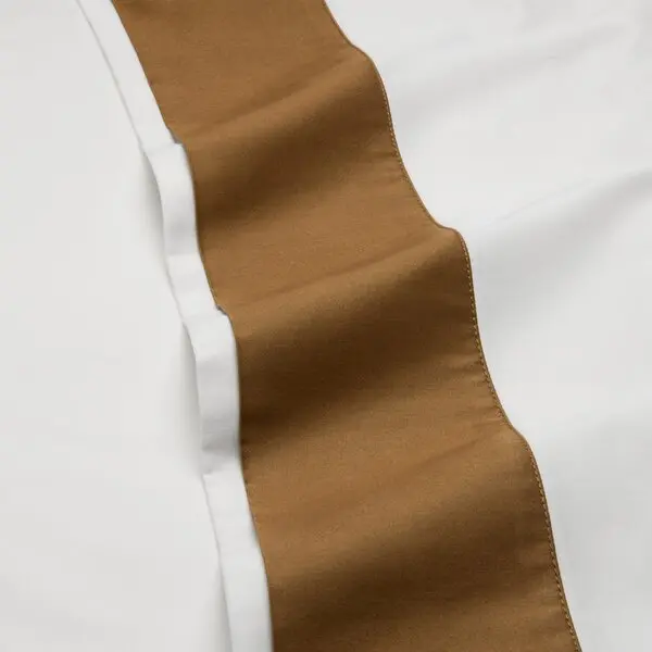 Frette Flying Sateen Sheet Set, Queen Exclusive - Milk/hazelnut
