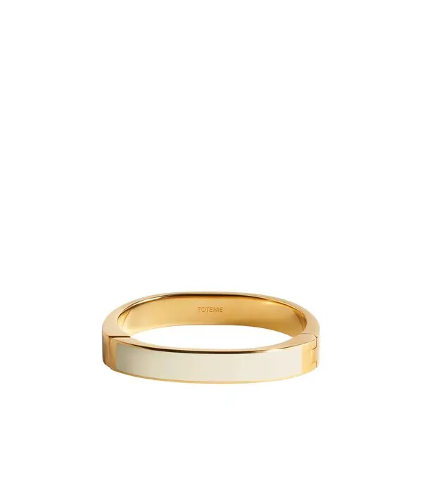 TOTEME Signature Bracelet - Ecru,gold