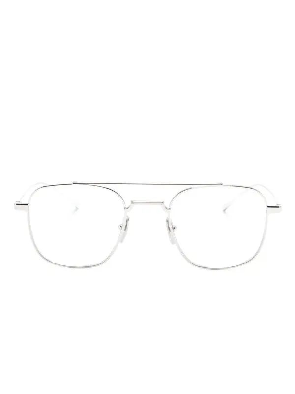 Dita Artoa Pilot-frame Glasses - Silver