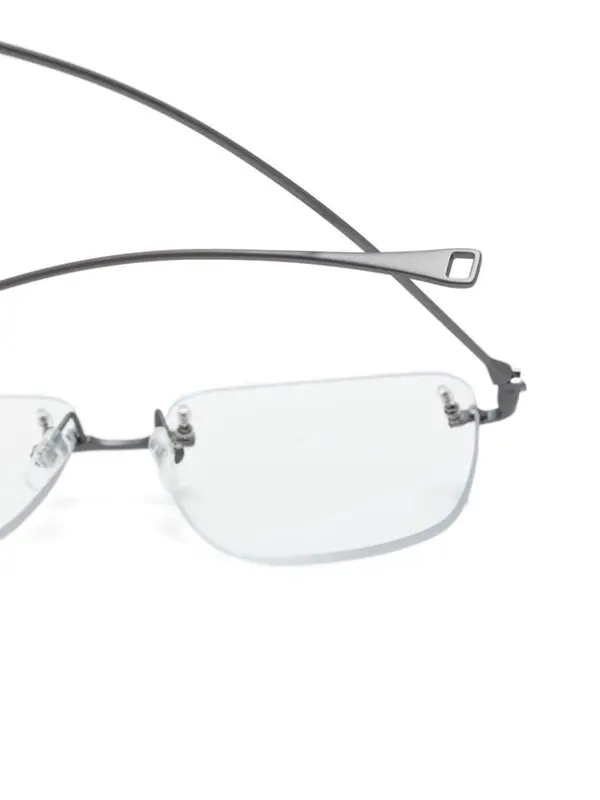 Dita Rectangle-frame Glasses - Grey