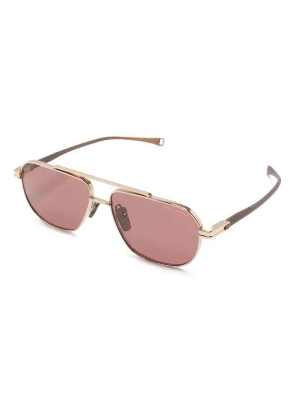 Dita Double-bridge Pilot Sunglasses