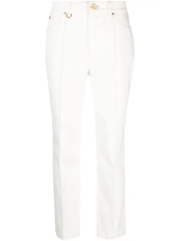 Zimmermann Matchmaker Capri Cropped Jeans - White