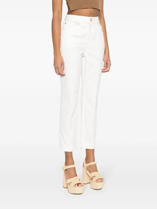 Zimmermann Matchmaker Capri Cropped Jeans - White