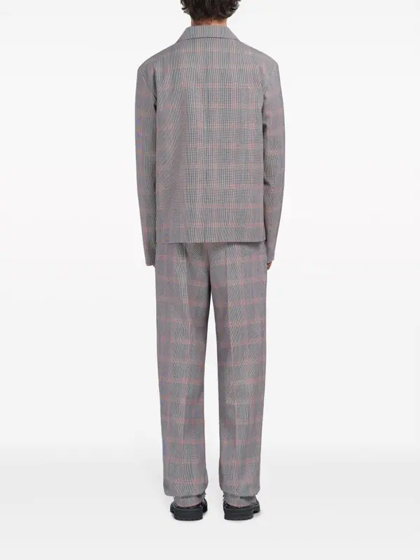 Marni Checked Single-breasted Blazer