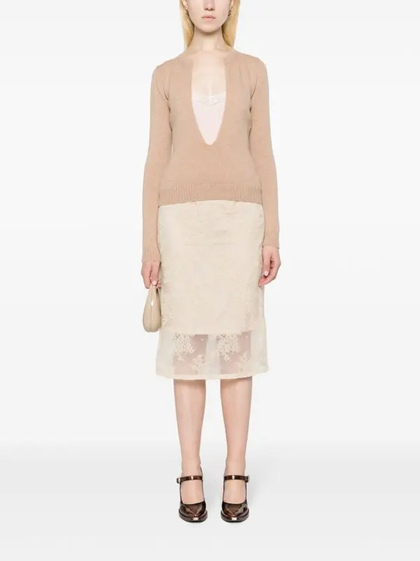 N°21 U-neck Layered Jumper
