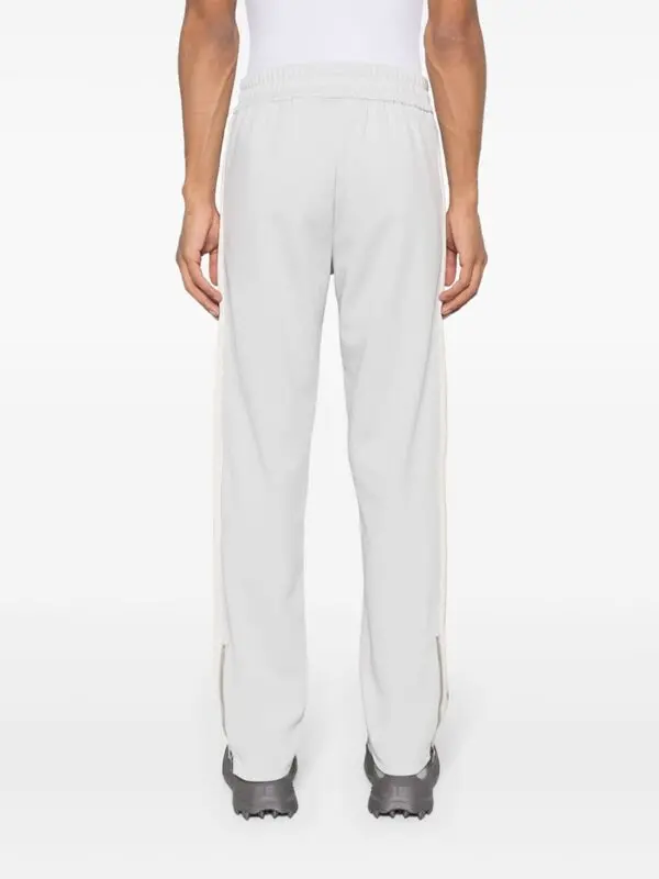 Palm Angels Monogram-embroidered Track Pants - Grey