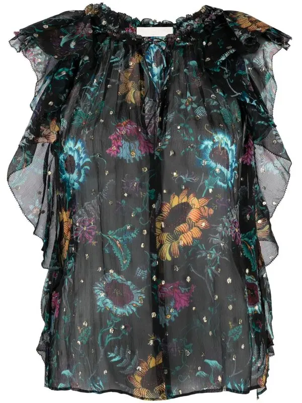 Ulla Johnson Dominique Floral-print Top