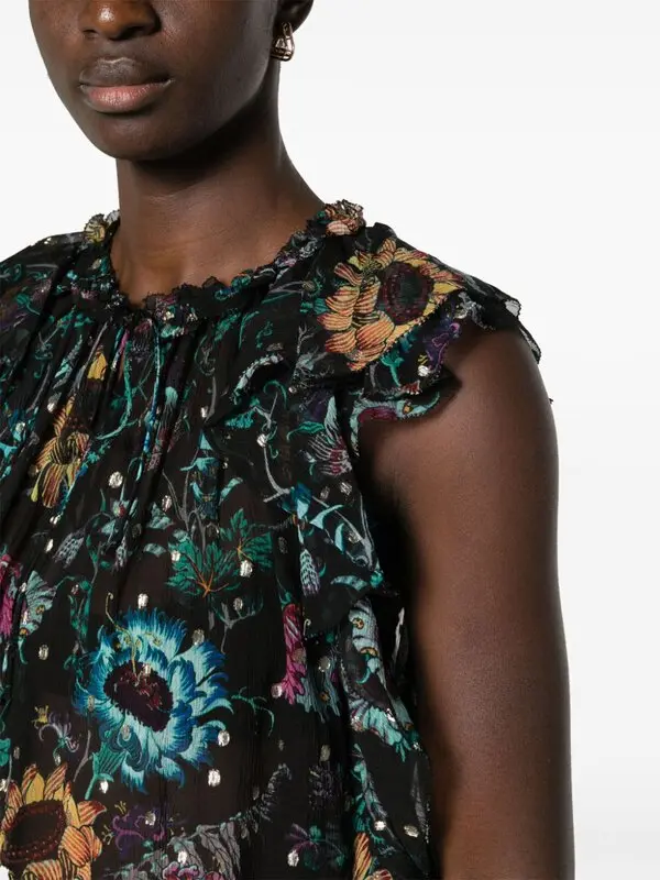 Ulla Johnson Dominique Floral-print Top