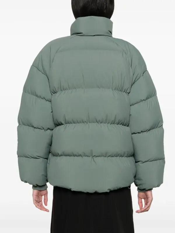 Y3 X Asymmetric Puffer Jacket - Green