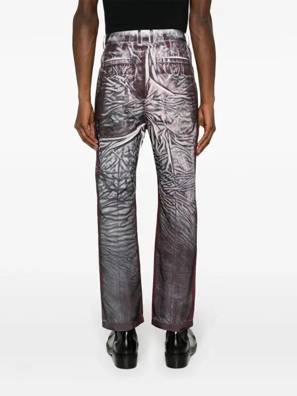 KANGHYUK Abstract-print Trousers