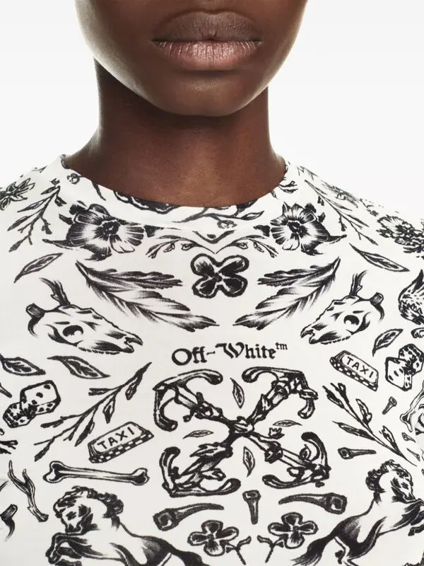 Off-White Tattoo-print T-shirt
