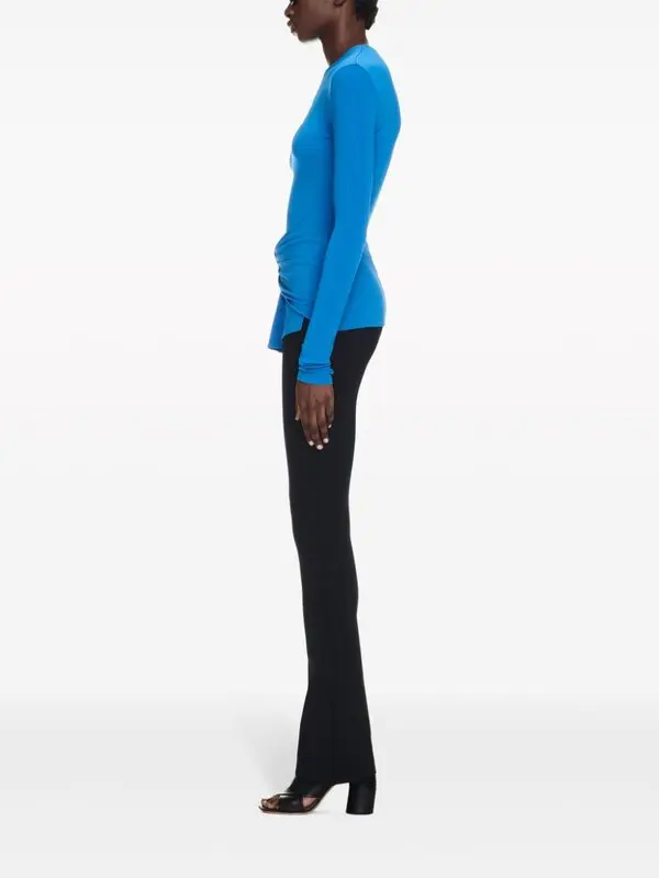 Off-White Logo-print Draped Top