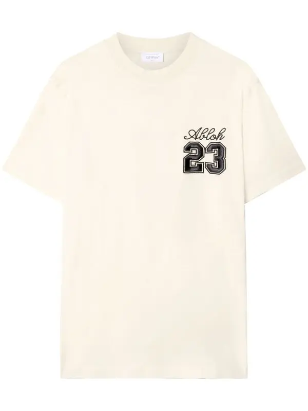 Off-White 23 Skate Logo-embroidered T-shirt