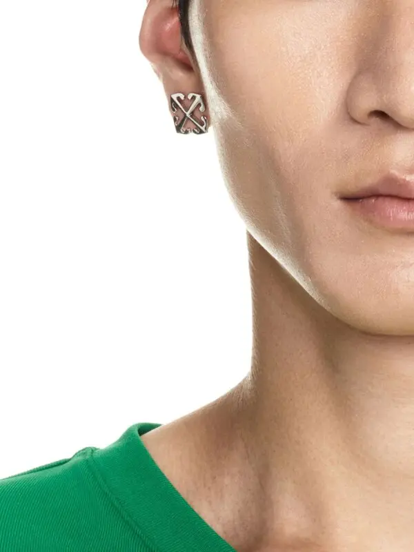 Off-White Arrow Stud Earring