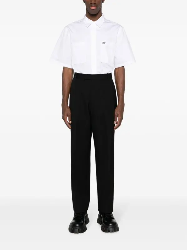 Off-White Straight Leg Trousers