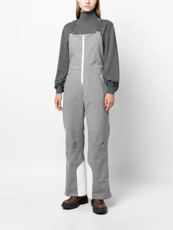 Brunello Cucinelli Colour-block Wool Jumpsuit