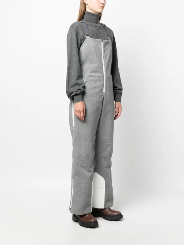 Brunello Cucinelli Colour-block Wool Jumpsuit