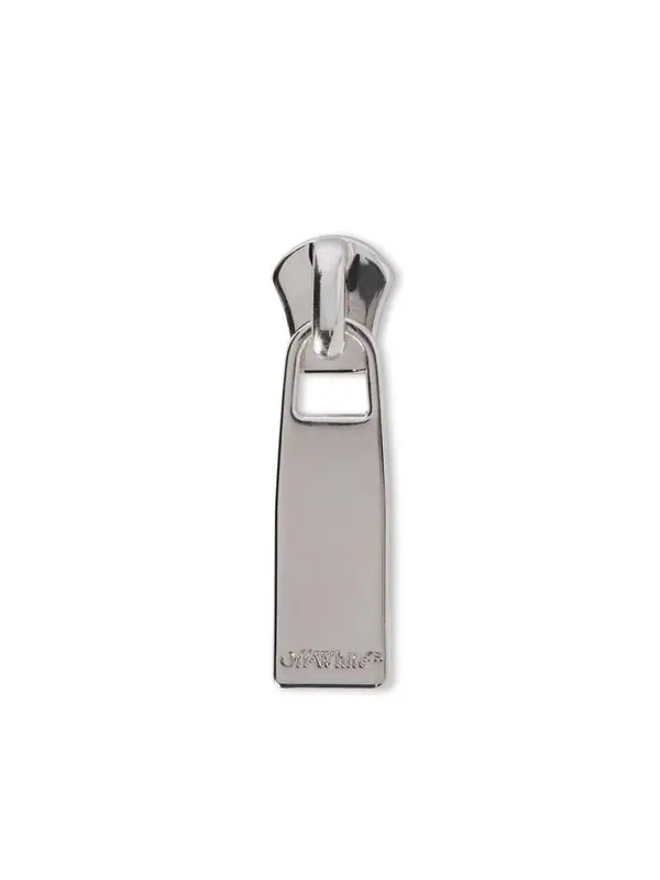 Off-White Zip Drop Earring