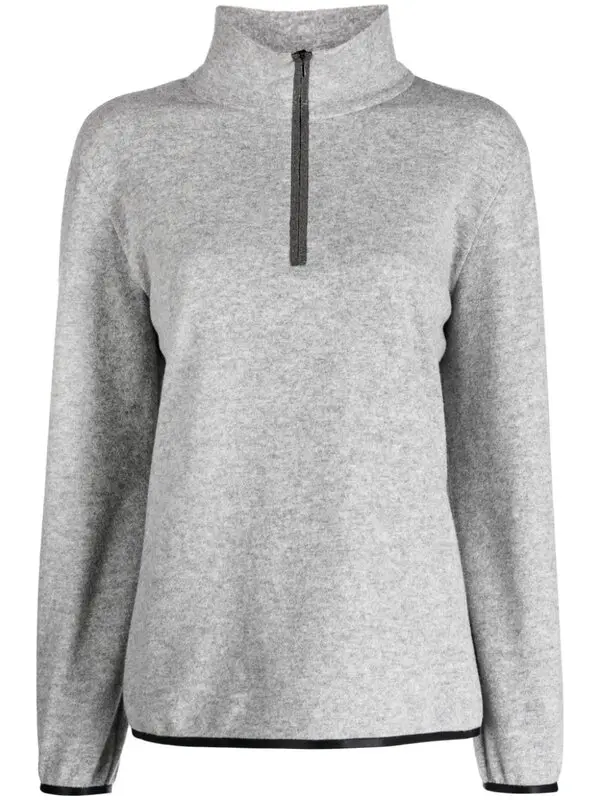 Brunello Cucinelli Mélange Half-zip Sweatshirt