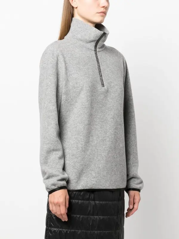 Brunello Cucinelli Mélange Half-zip Sweatshirt