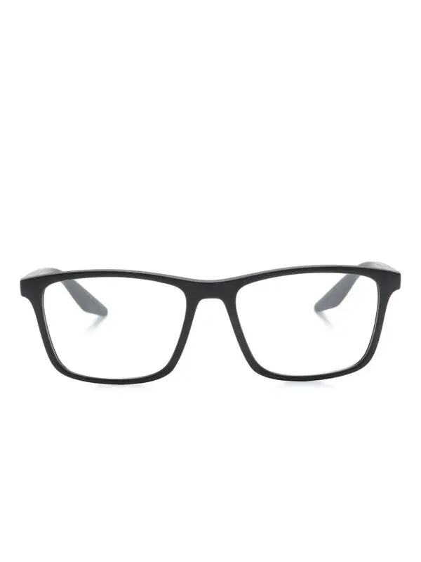 Prada Linea Rossa Square-frame Glasses - Black