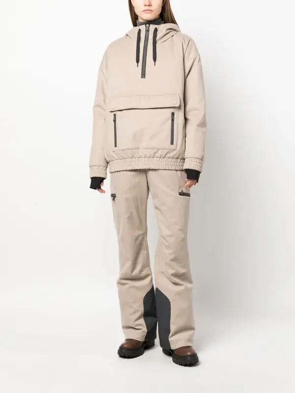Brunello Cucinelli Long-sleeve Half Zipped Hoodie