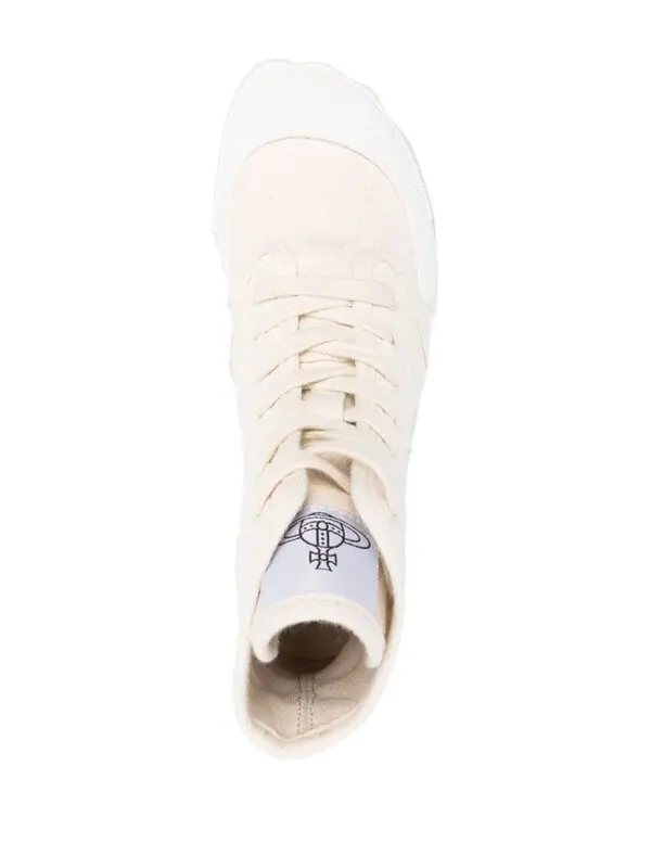 VIVIENNE WESTWOOD Animal Gym Hi-top Sneakers - Neutrals