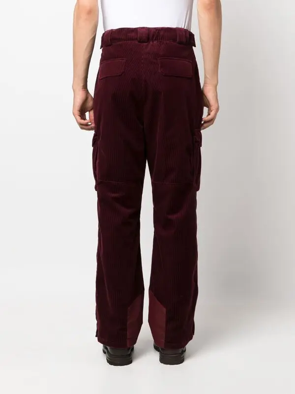 Brunello Cucinelli Logo-embroidered Corduroy Trousers